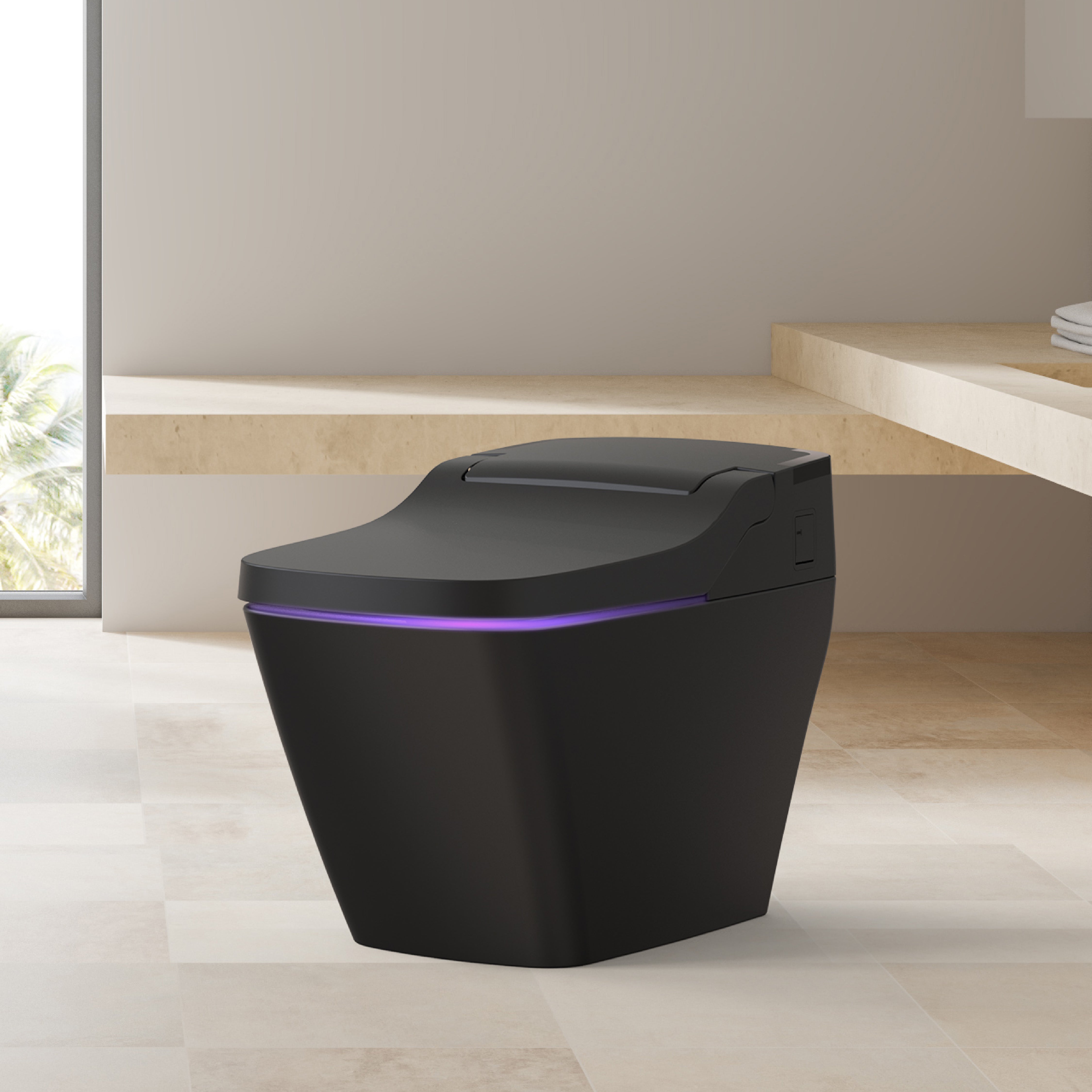 VOVO Smart Bidet Toilet with Auto Open and Close Lid TCB-090SA(B) - Ma – VOVO-US